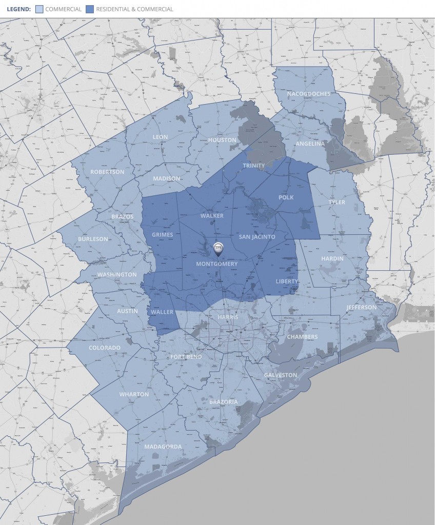 Service Area | Surveys in Conroe, Spring, The Woodlands, Cleveland ...